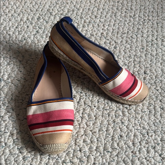 kate spade | Shoes | Kate Spade Striped Espadrille Flats | Poshmark